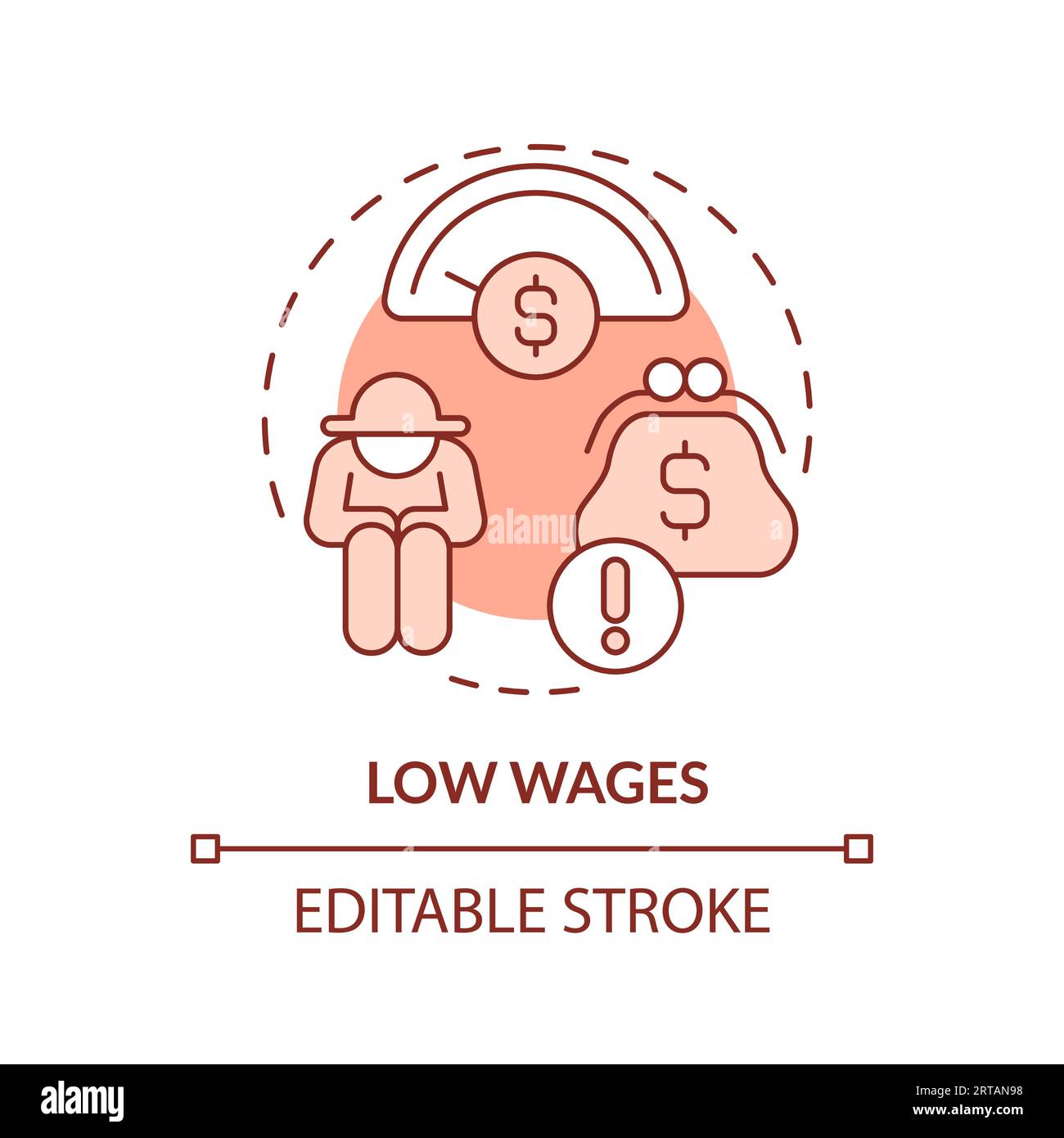 Low wages red concept icon Stock Vector Image & Art - Alamy Low wages red concept icon Stock Vector Image & Art - Alamy