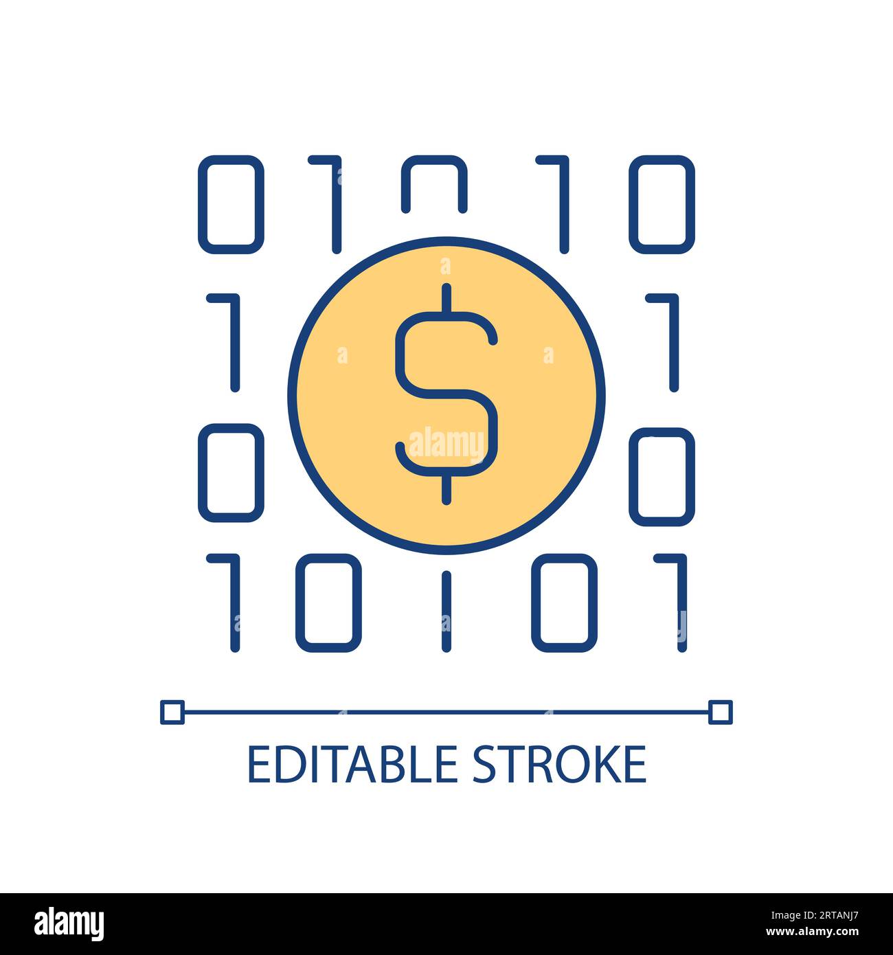 Customizable reduce dependency linear icon Stock Vector Image & Art - Alamy