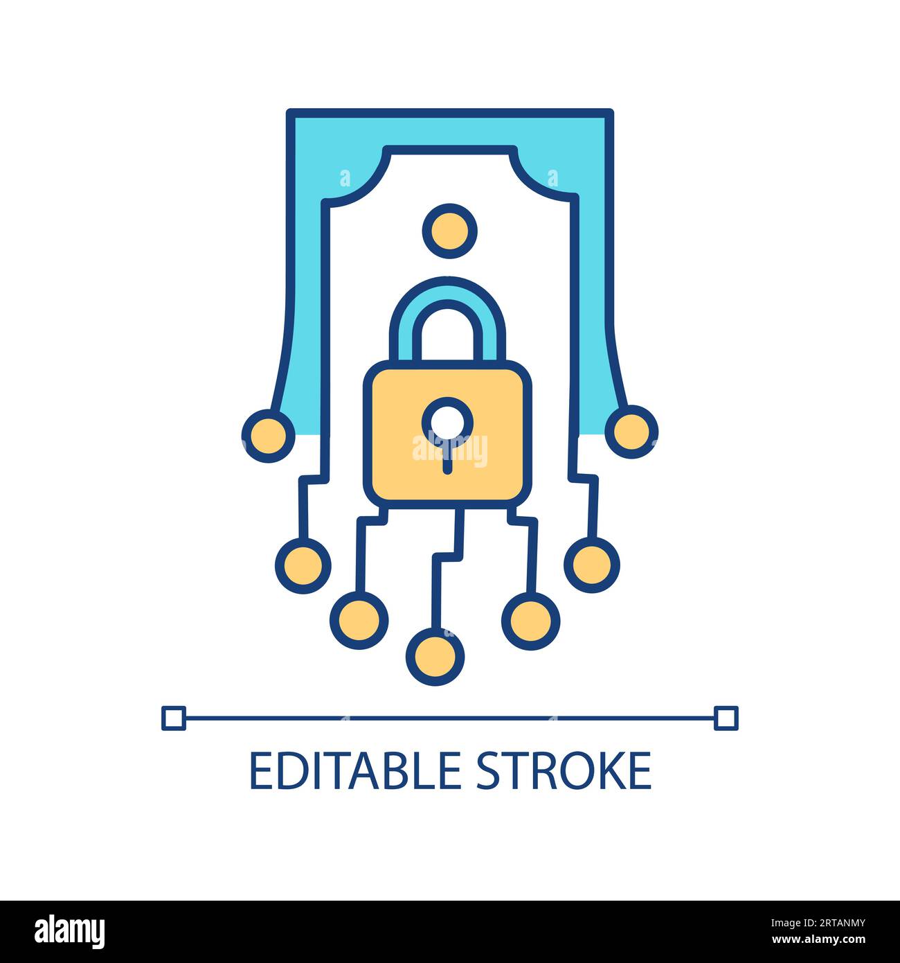 Customizable stability linear icon Stock Vector Image & Art - Alamy