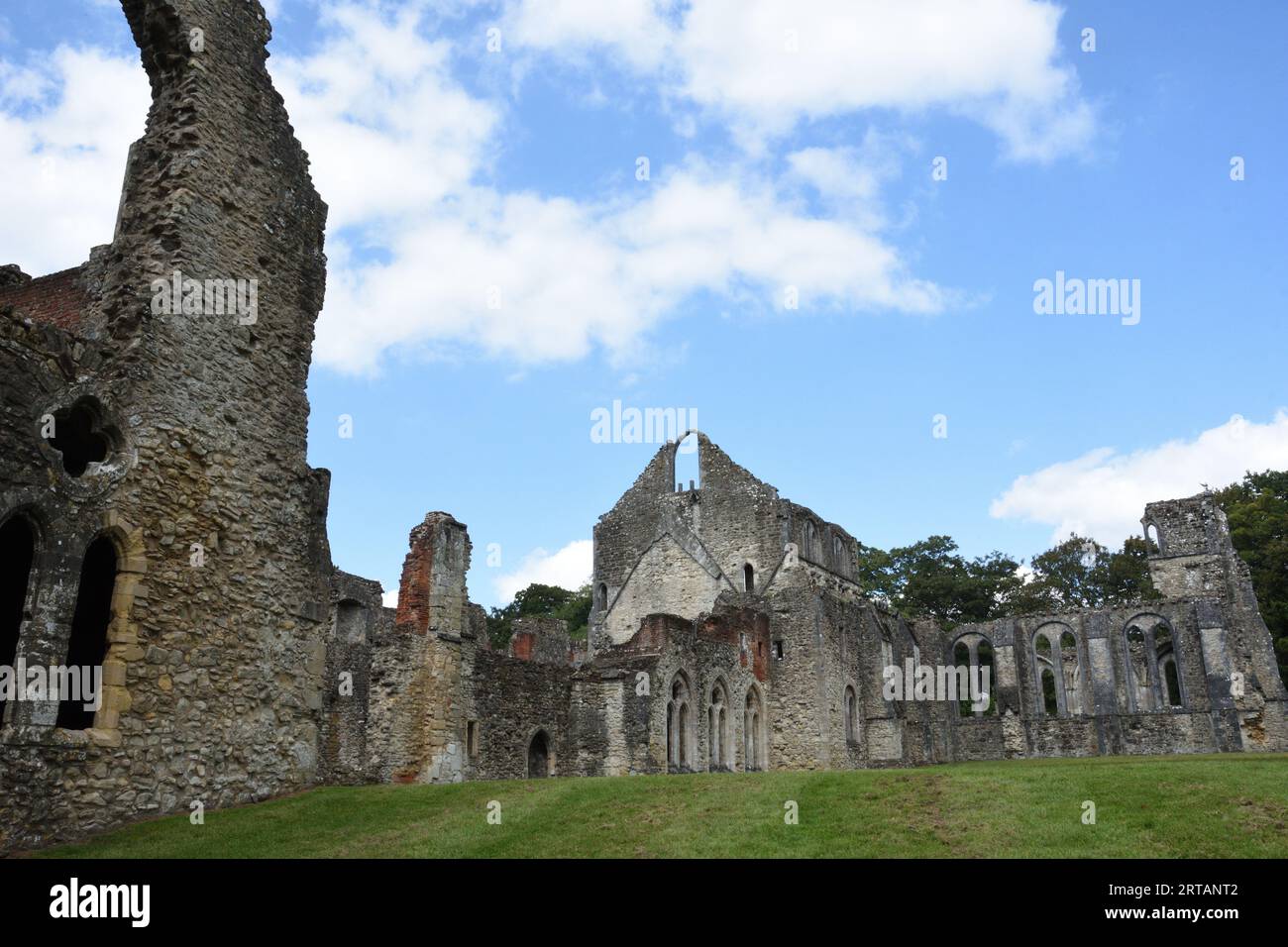 Netley Abbey in Hampshire was built by the Cistercian monks and now a ...