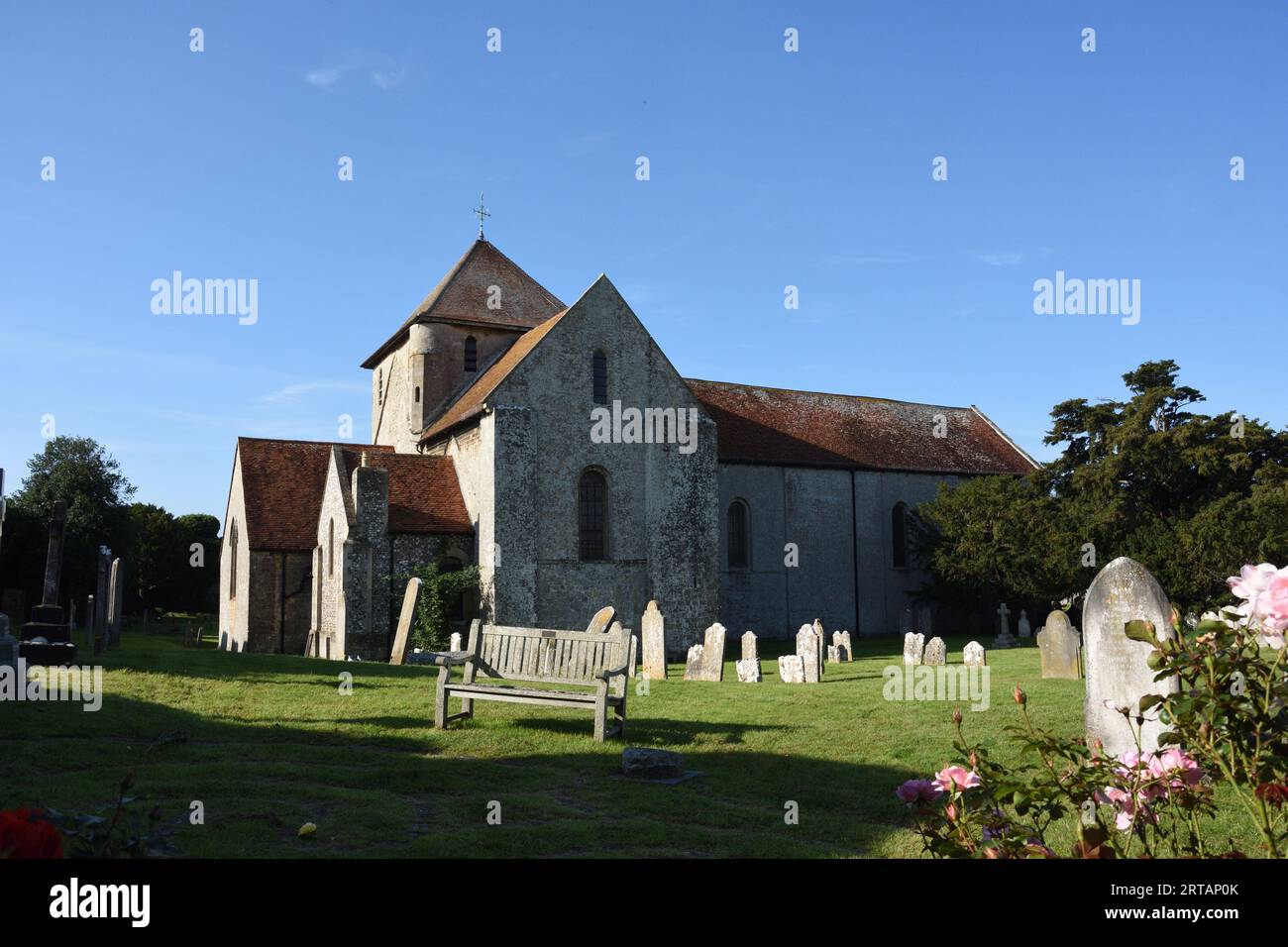 St Mary's church at Portchester Castle in Hampshire Stock Photo - Alamy