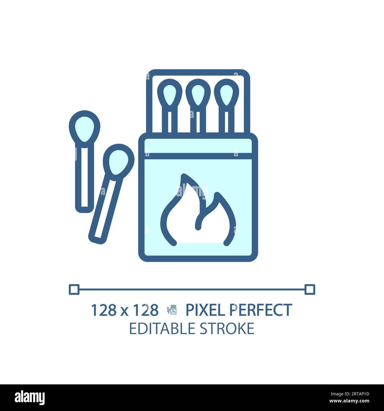 Pixel match stick Stock Vector Images - Alamy