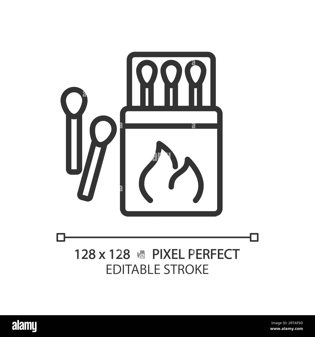 Pixel match stick Stock Vector Images - Alamy