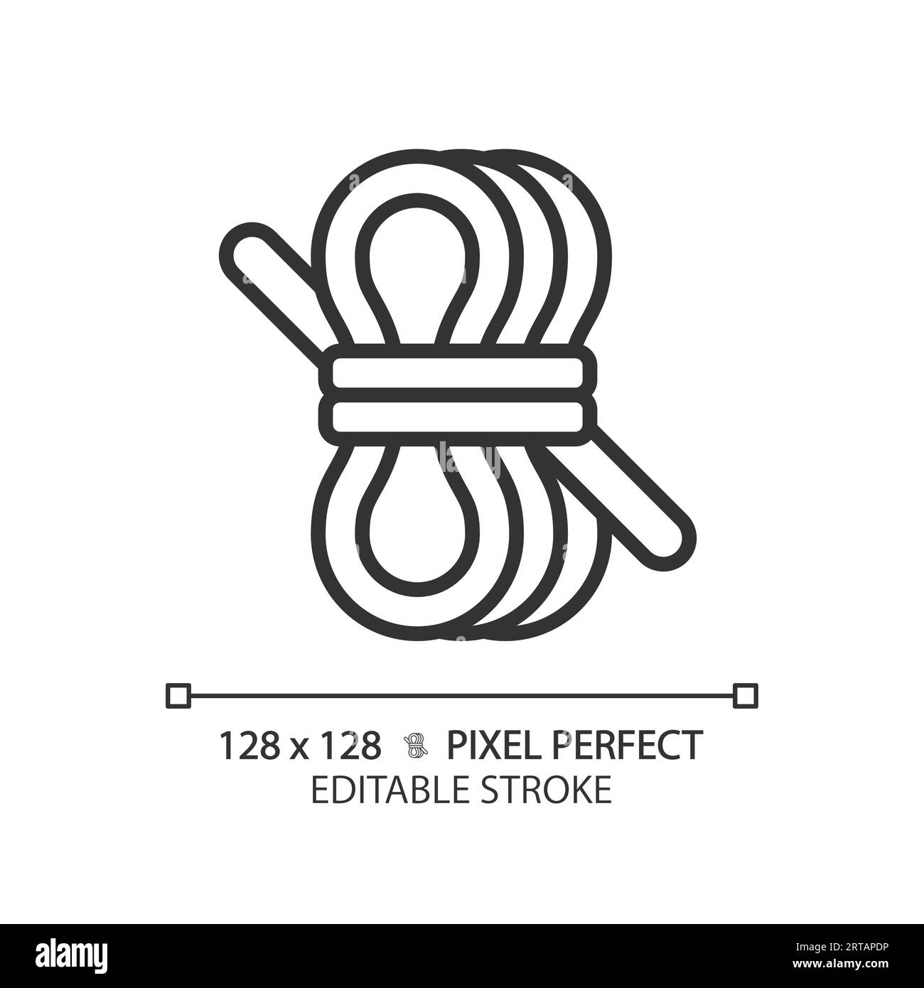 Climbing gear knot Stock Vector Images - Alamy