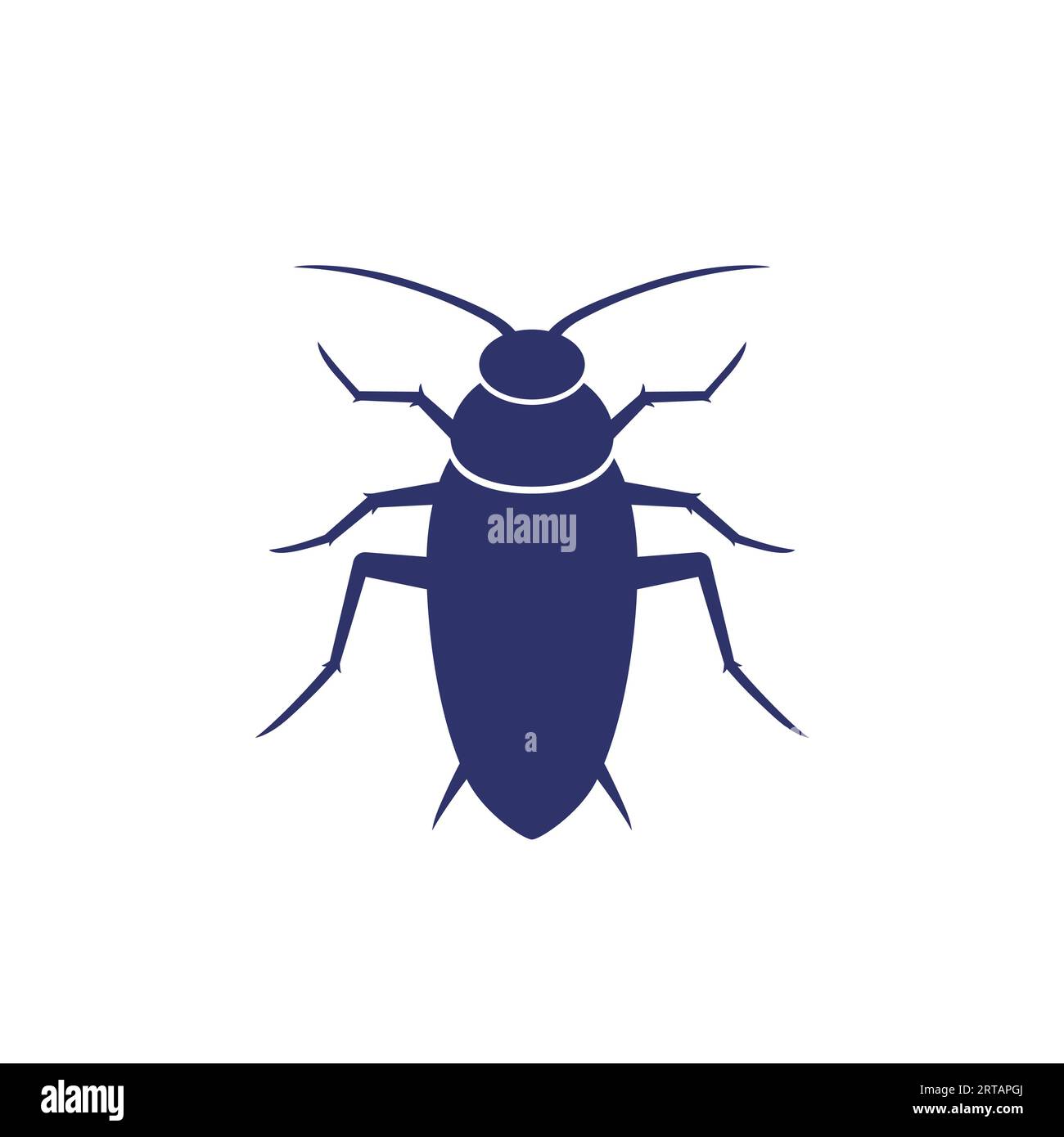 cockroach icon on white, vector Stock Vector Image & Art - Alamy