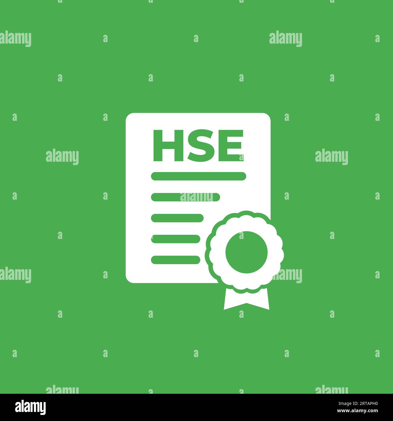 HSE certificate icon for web Stock Vector Image & Art - Alamy