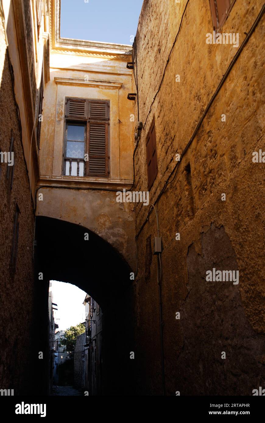 Greece, Rhodes island Rhodes city, old town, Sokratous fountain and ...