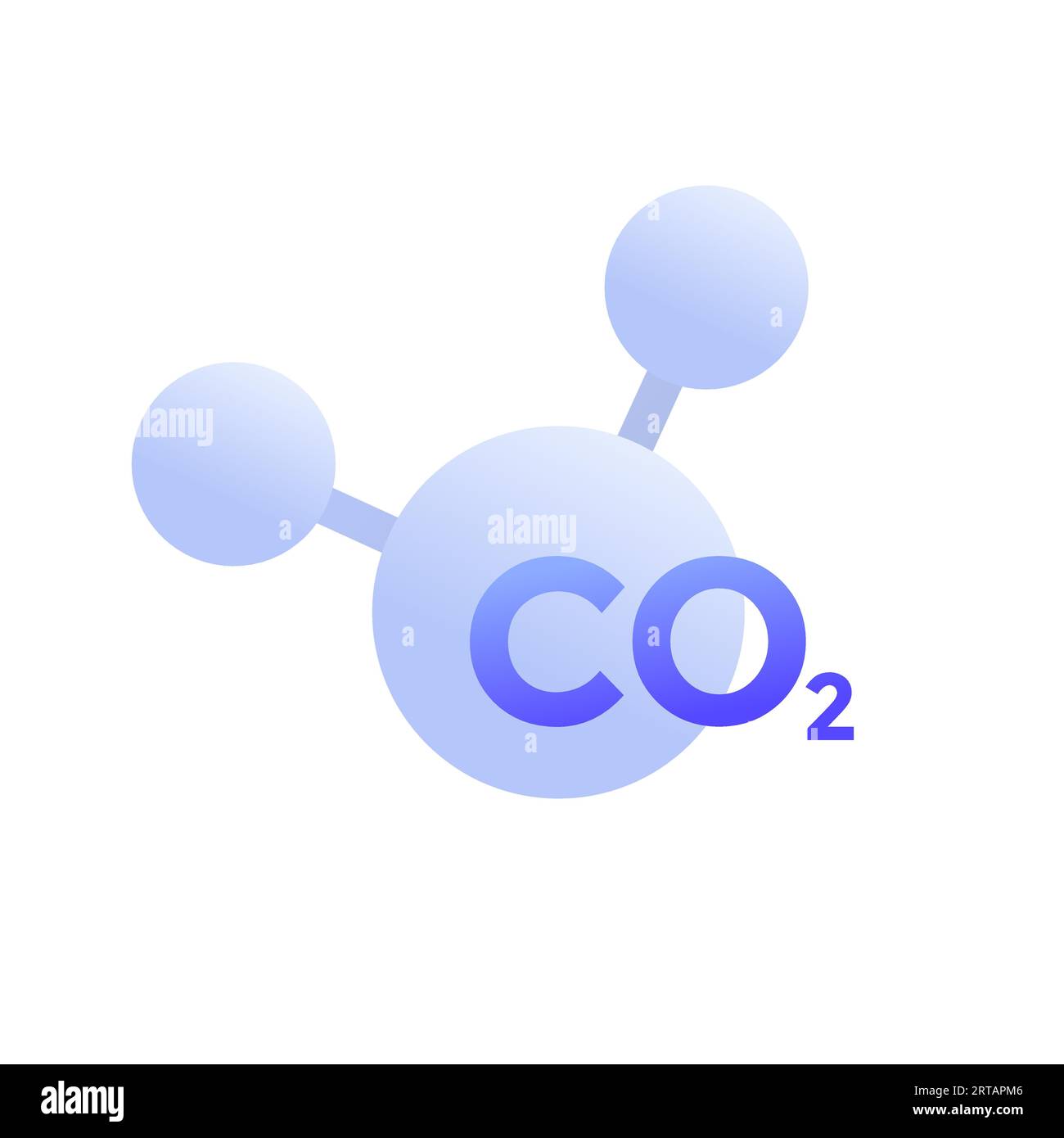 co2 molecule icon on white, vector Stock Vector Image & Art - Alamy