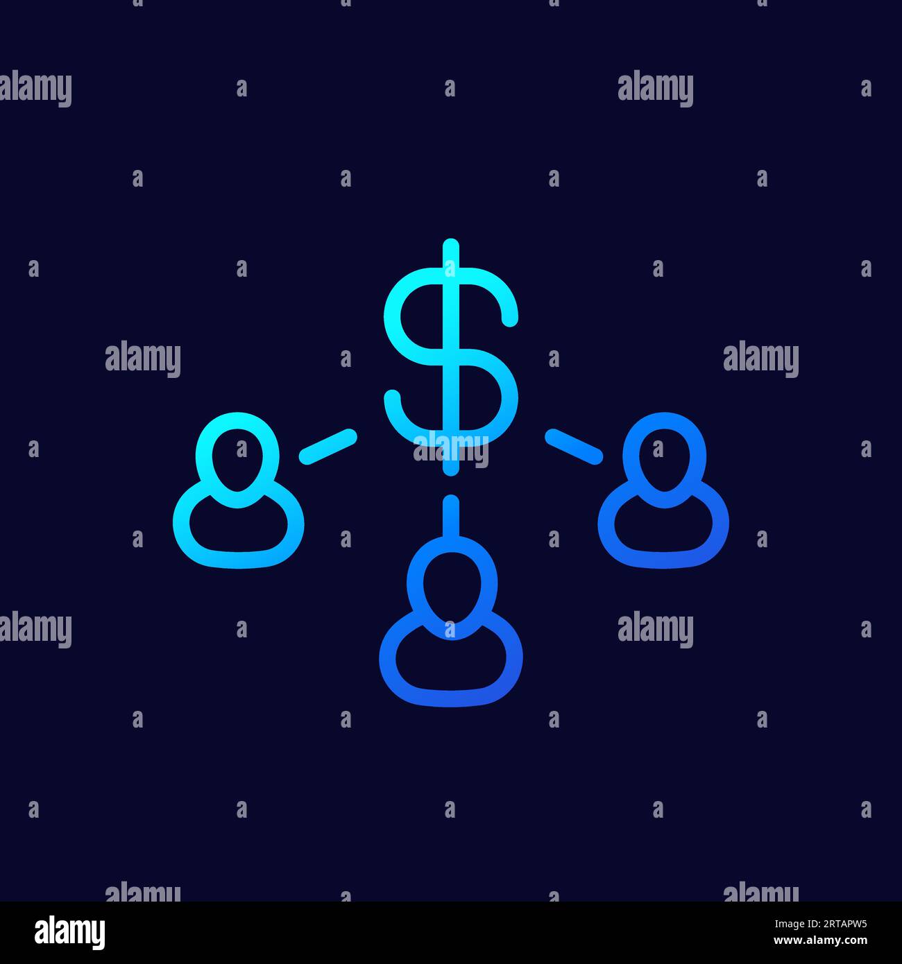 Raise money icon outline Stock Vector Images - Alamy