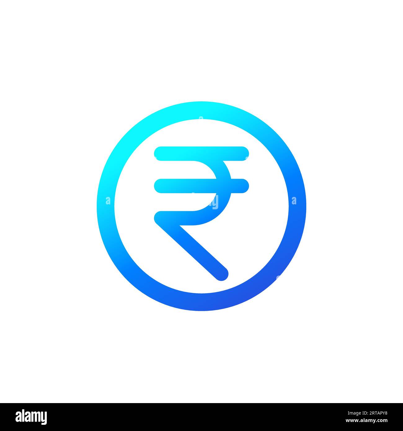 indian rupee vector icon on white Stock Vector Image & Art - Alamy