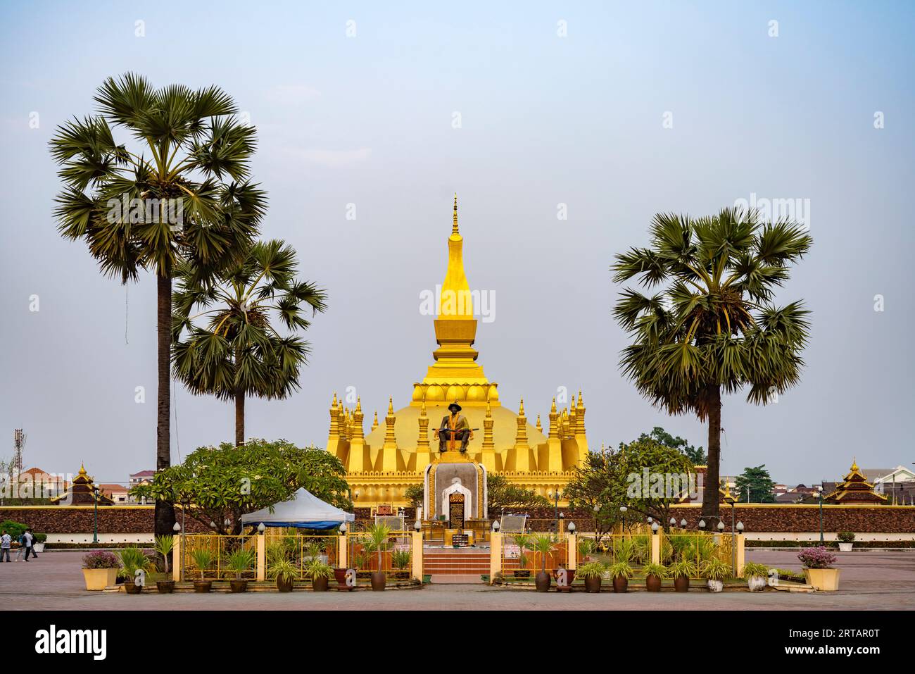 Pha That Luang - The national symbol of Laos in the capital Vientiane ...