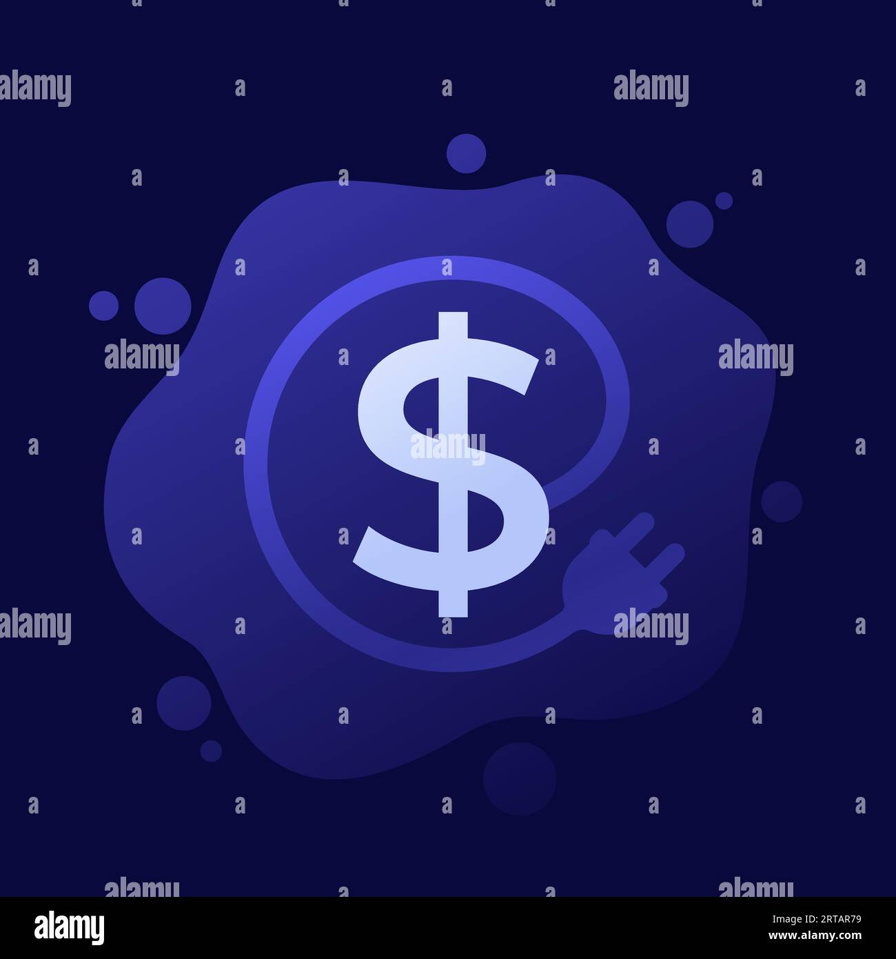 Charging cost Stock Vector Images - Alamy