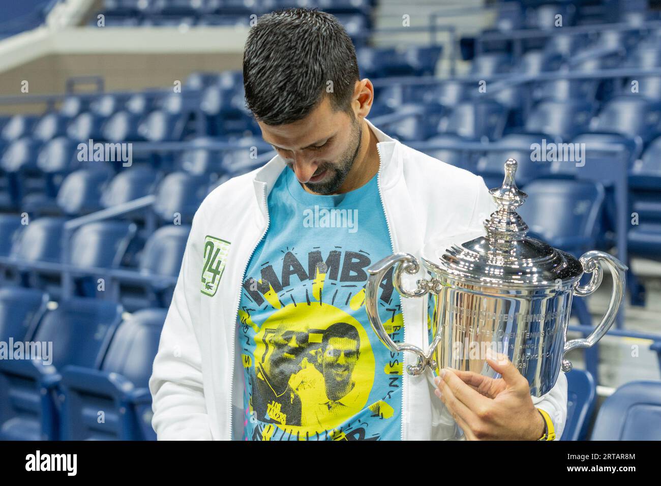 New York, New York, USA. 10th Sep, 2023. Novak Djokovic winner of men's ...