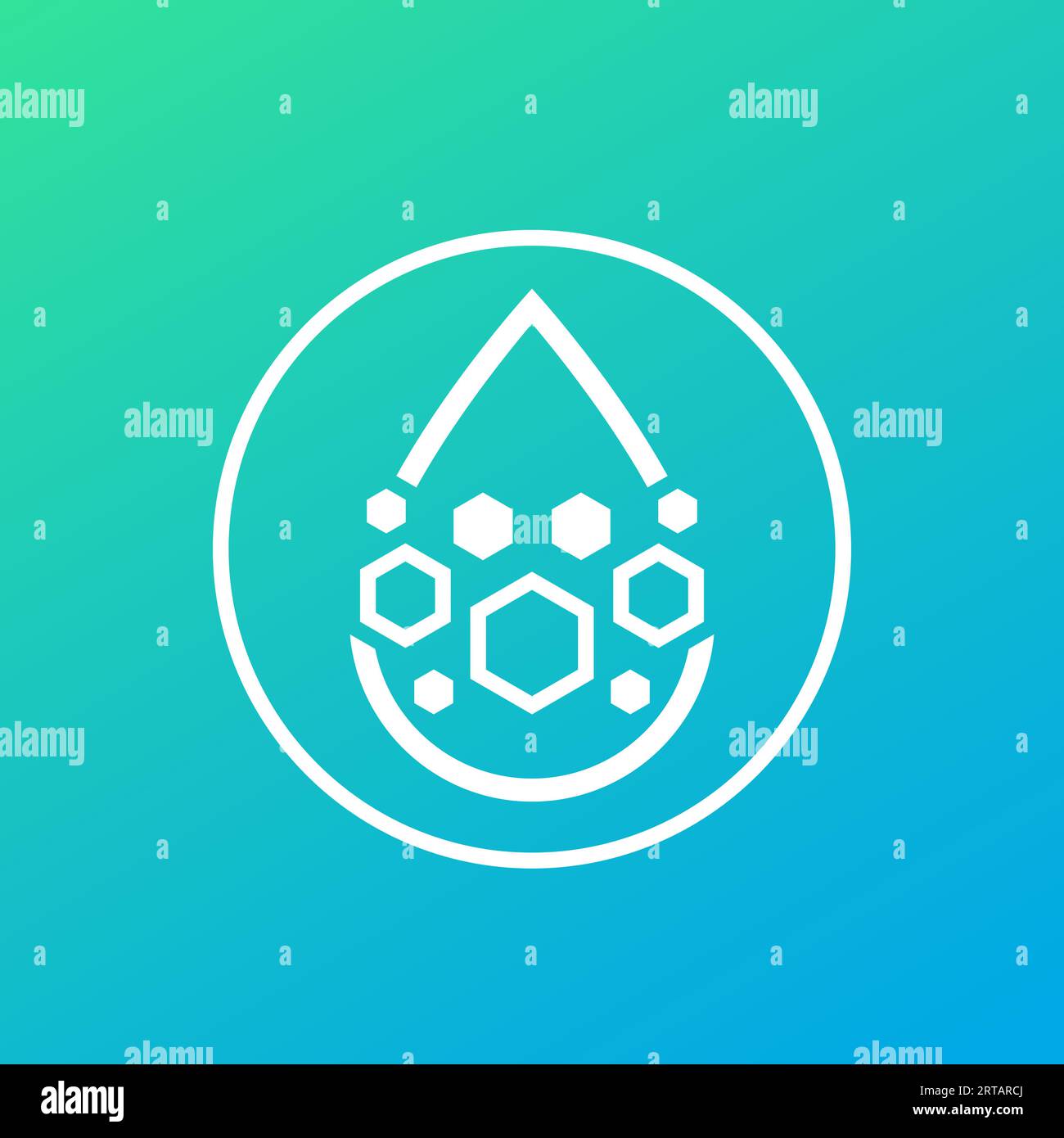 Drop with nano particles, science icon Stock Vector Image & Art - Alamy