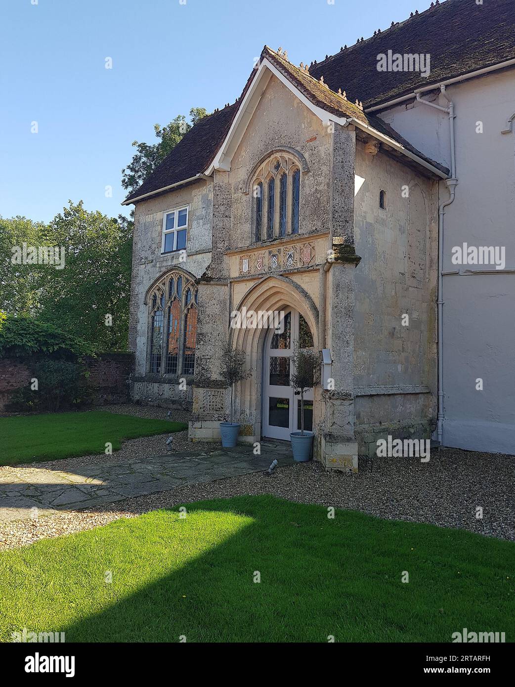 The facade of an old hall in Suffolk, UK Stock Photo - Alamy