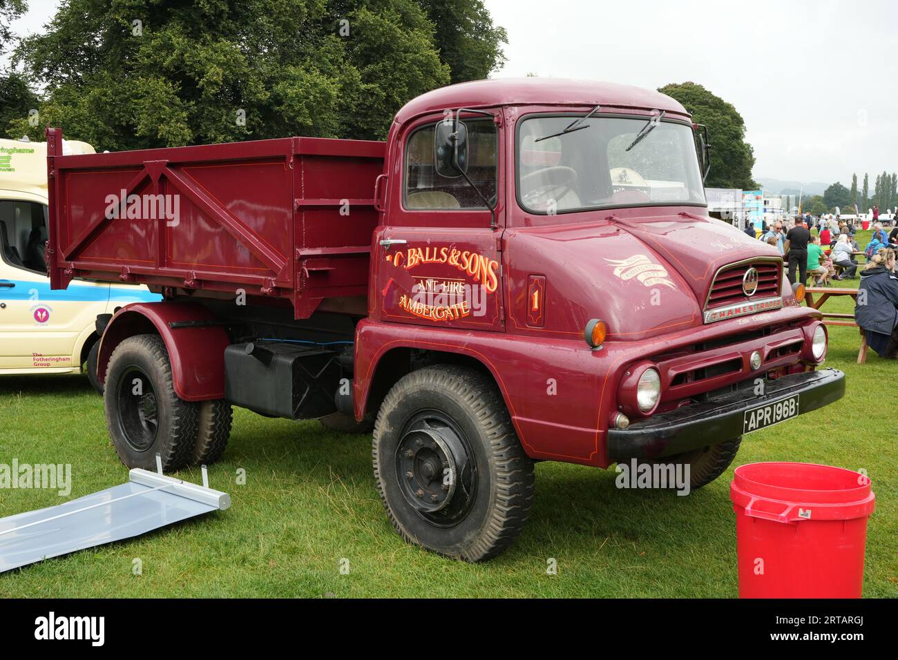 Red 1964 Ford Thames Trader Lorry Stock Photo - Alamy