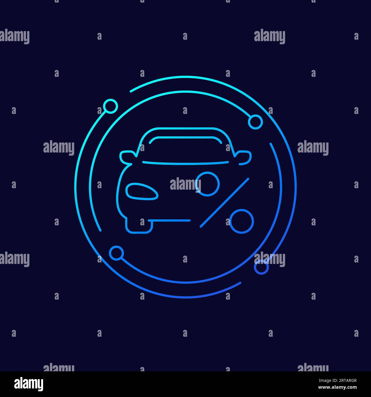 car leasing icon, linear design Stock Vector Image & Art - Alamy