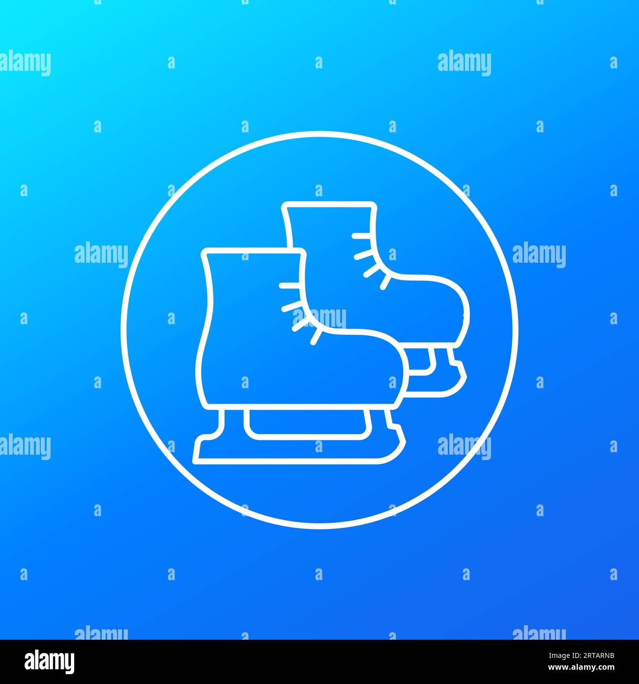 Thin ice and skating Stock Vector Images - Alamy