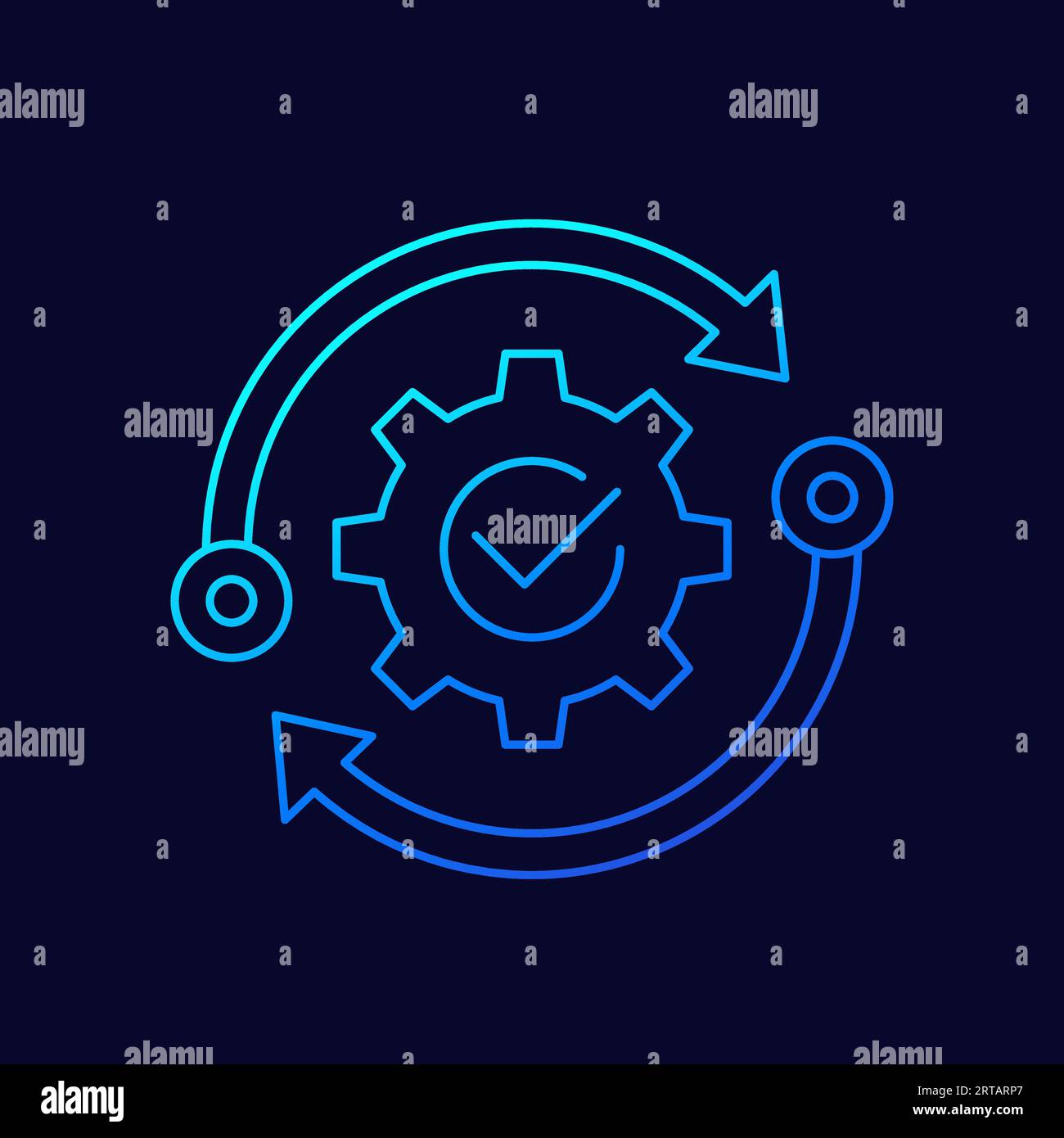 productivity and production capacity vector icon Stock Vector Image ...