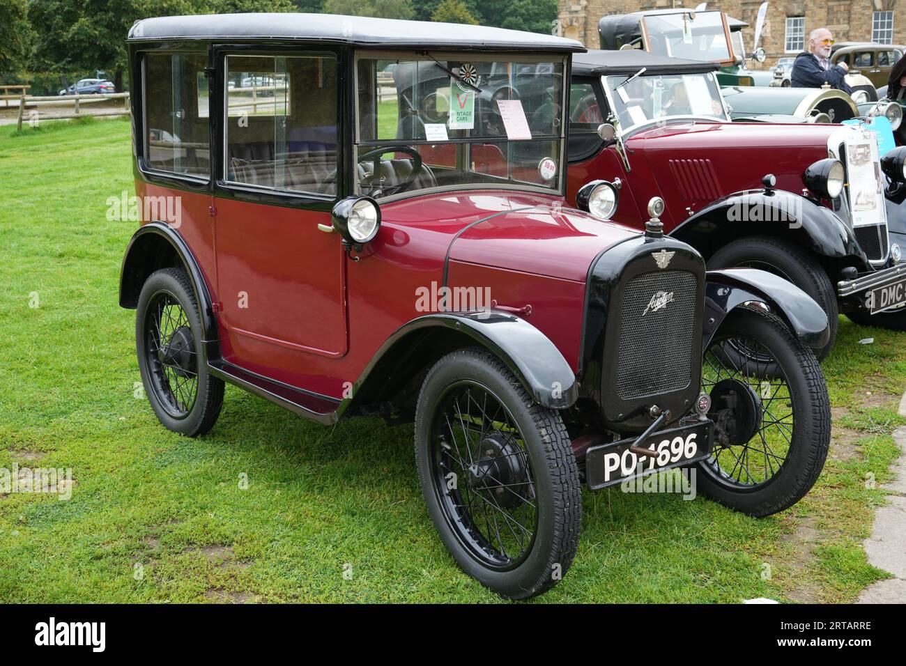 Red 1927 Austin Seven Top Hat Stock Photo - Alamy