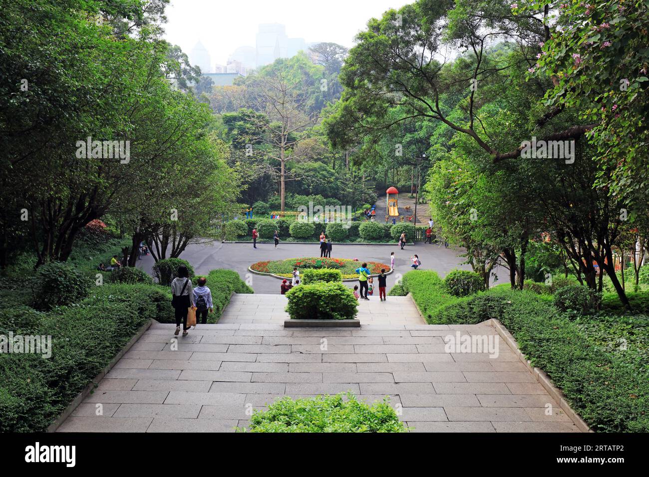 Park Architecture in spring, Guangzhou, China Stock Photo - Alamy