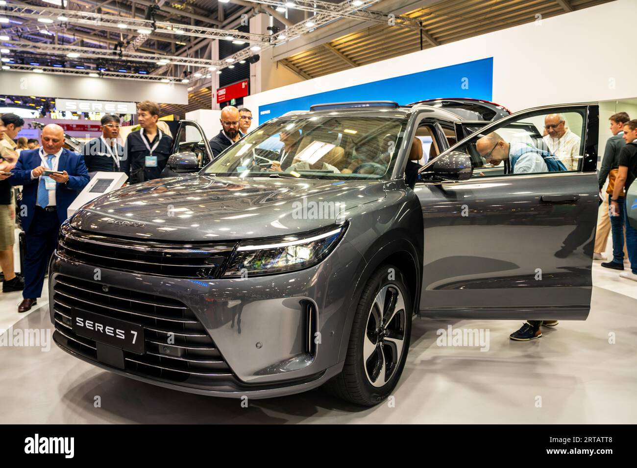Seres 7 an electric SUV from China on display at IAA Mobility 2023 ...
