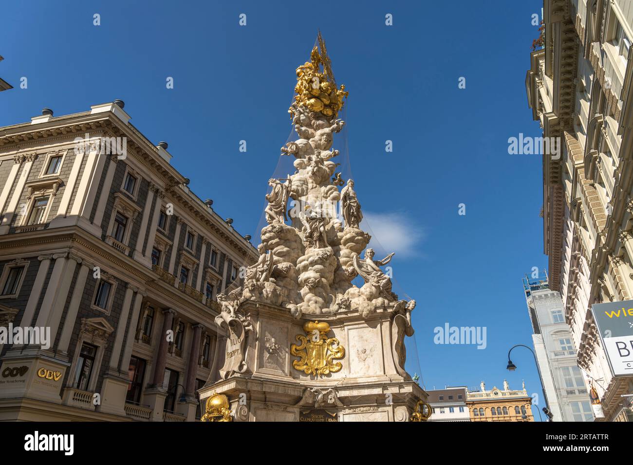 The Vienna Plague Column, Vienna, Austria, Europe Stock Photo - Alamy