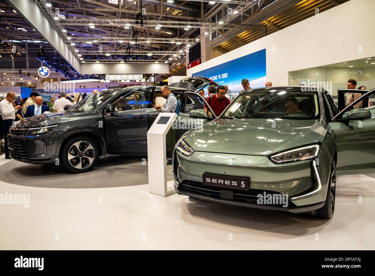 Seres 5 and Seres 7 electric SUVs from China on display at IAA Mobility ...