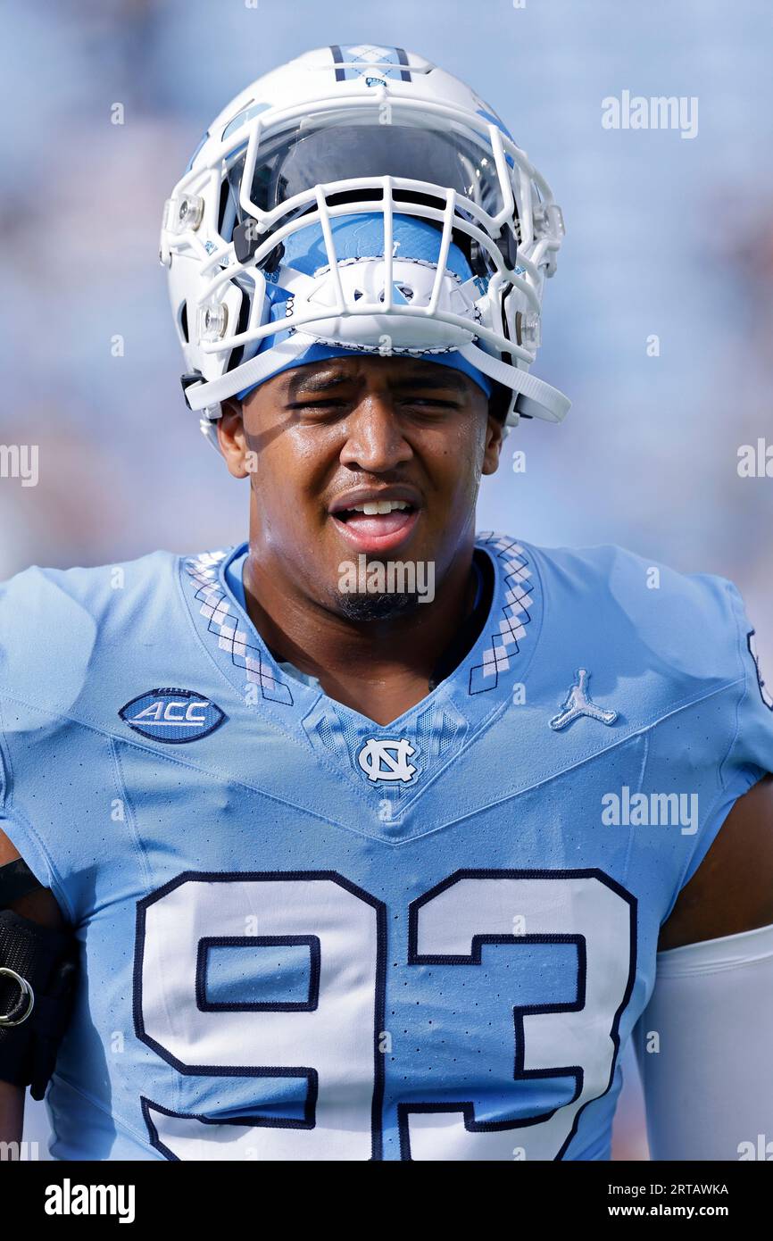 CHAPEL HILL, NC - SEPTEMBER 09: North Carolina Tar Heels defensive ...