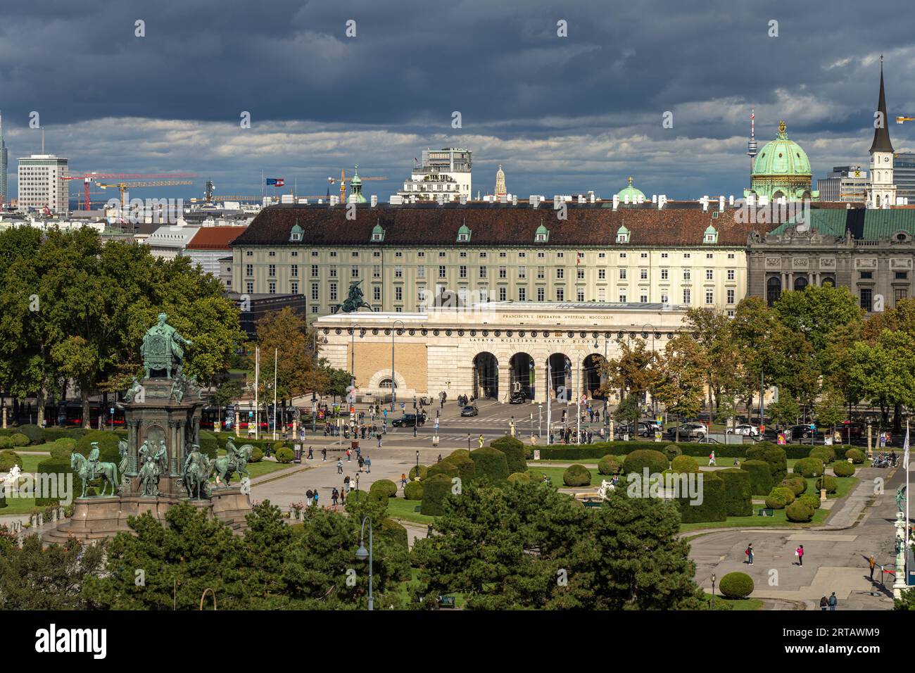 Vienna birds eye view hi-res stock photography and images - Alamy