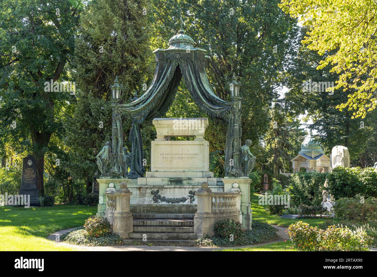 Viennese central cemetery hi-res stock photography and images - Alamy