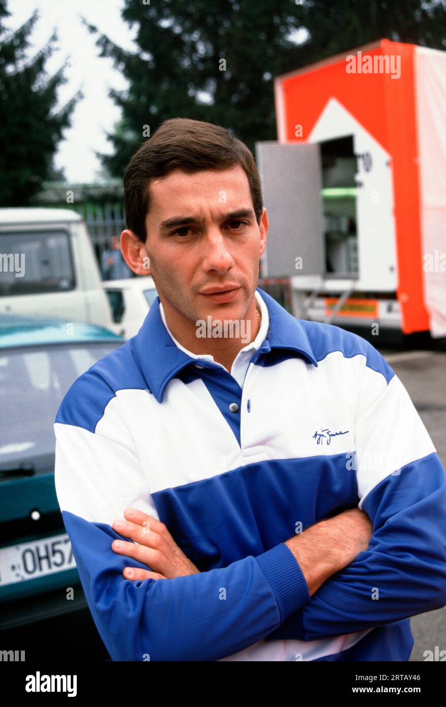 Ayrton senna portrait hi-res stock photography and images - Alamy