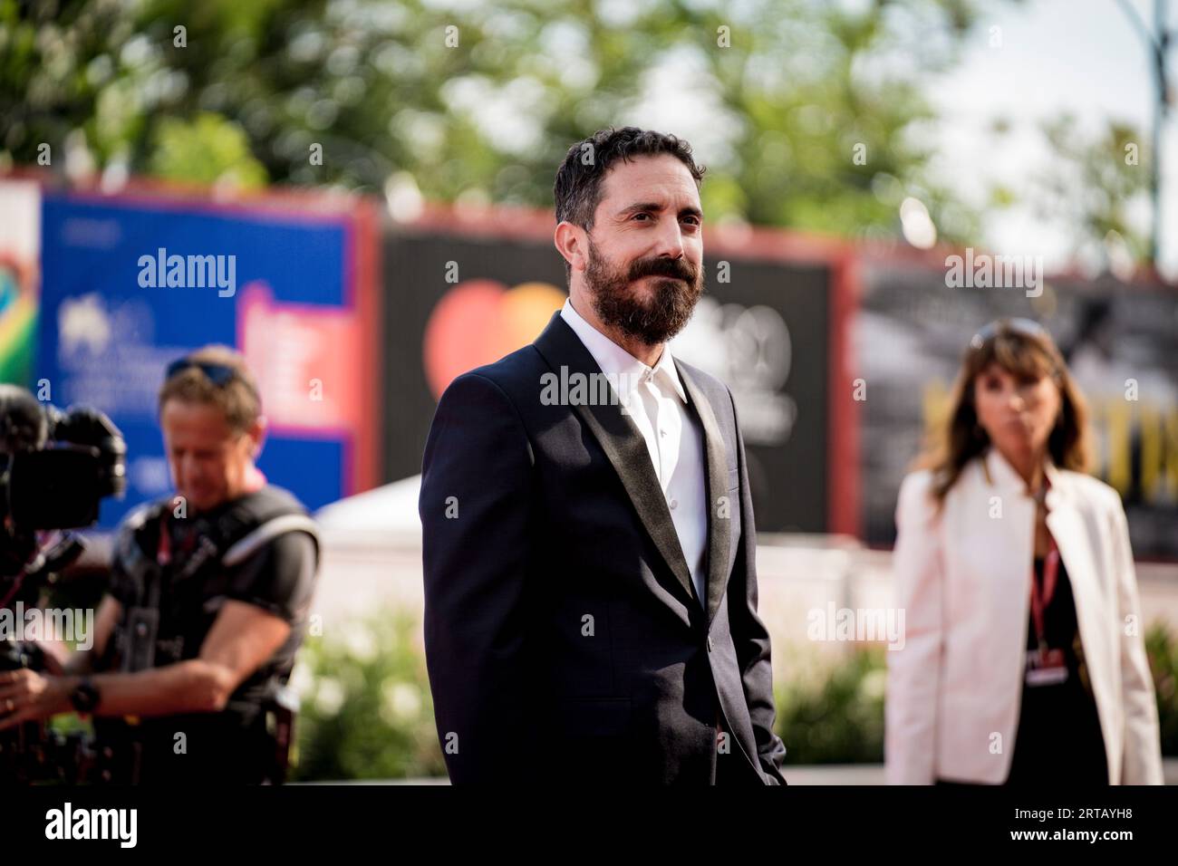 VENICE, ITALY - AUGUST 31: Gloria Münchmeyer, director Pablo Larraín ...
