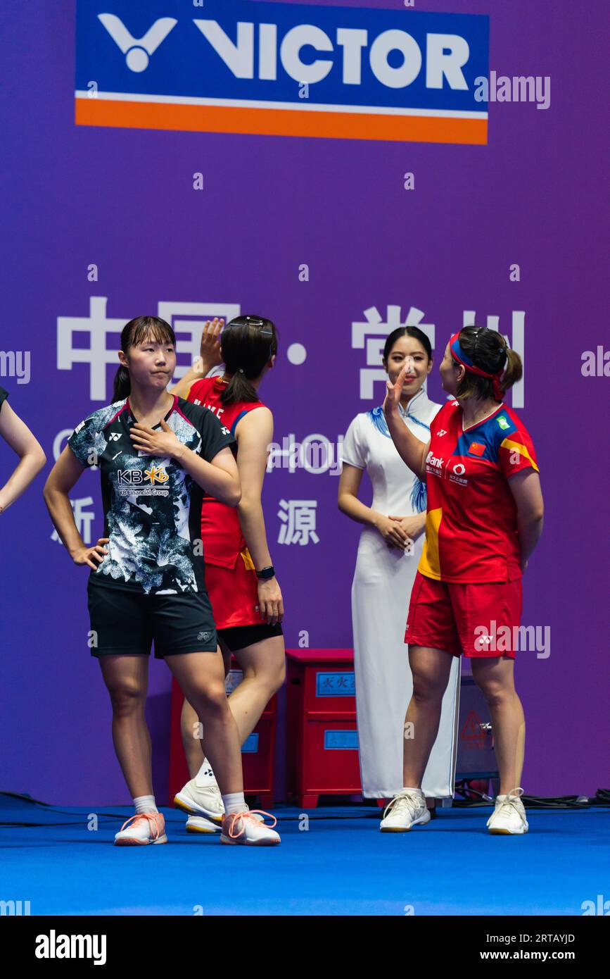 Chinese badminton players Chen Qingchen, Jia Yifan defeat South Korean ...