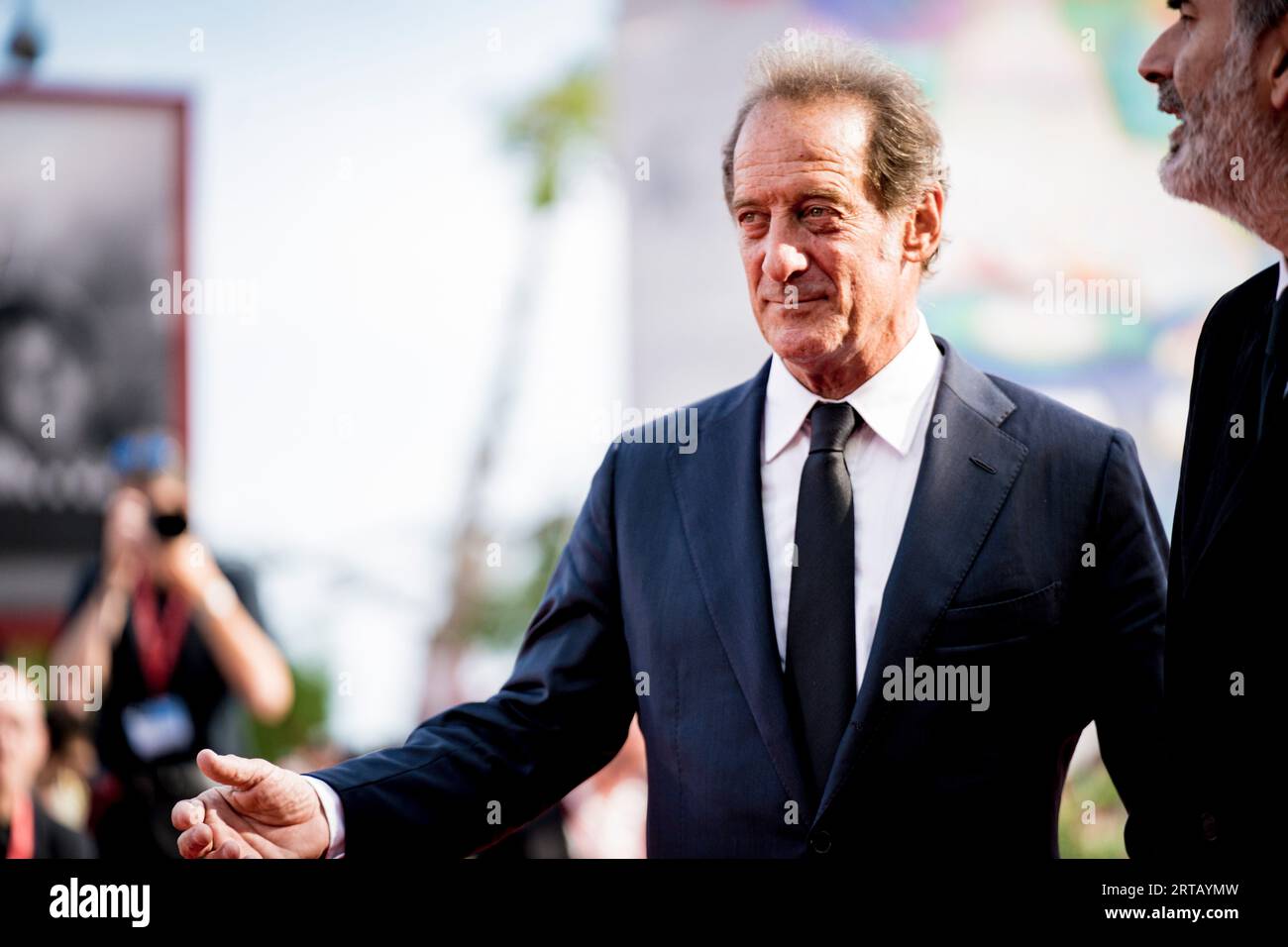 VENICE, ITALY - AUGUST 31: Ramzy Bedia, Xavier Giannoli, Olga Kurylenko ...