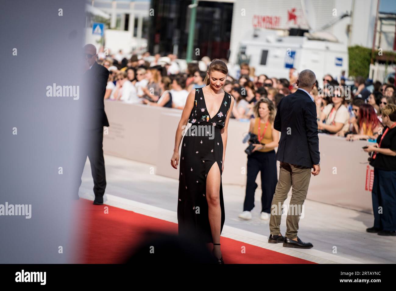 VENICE, ITALY - AUGUST 31: Ramzy Bedia, Xavier Giannoli, Olga Kurylenko ...