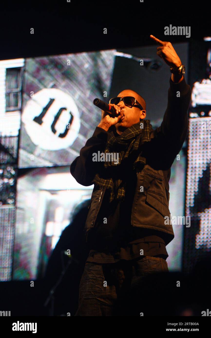 Glastonbury 2008 jay z hi-res stock photography and images - Alamy