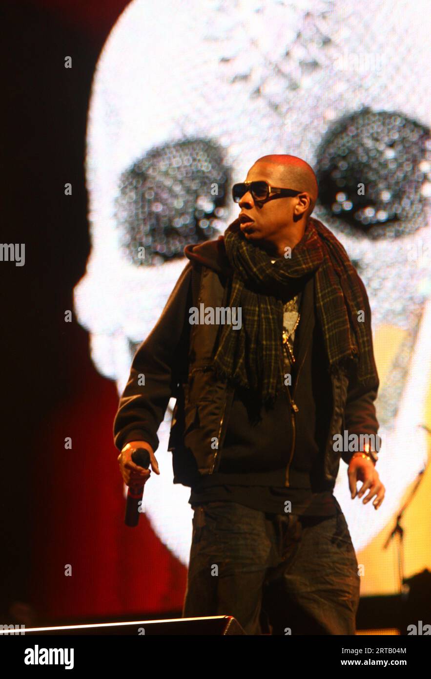 Glastonbury 2008 jay z hi-res stock photography and images - Alamy
