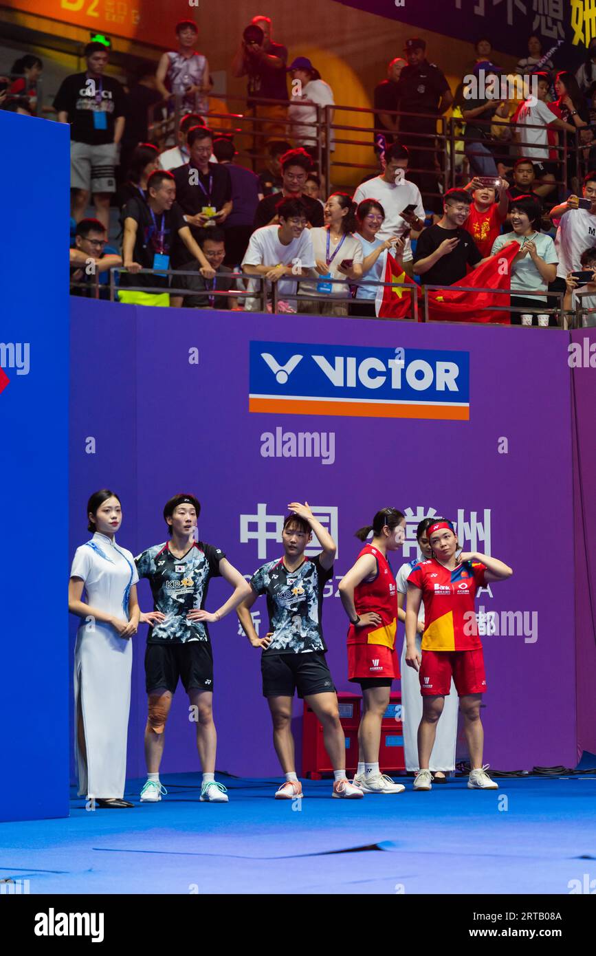 Chinese badminton players Chen Qingchen, Jia Yifan defeat South Korean ...
