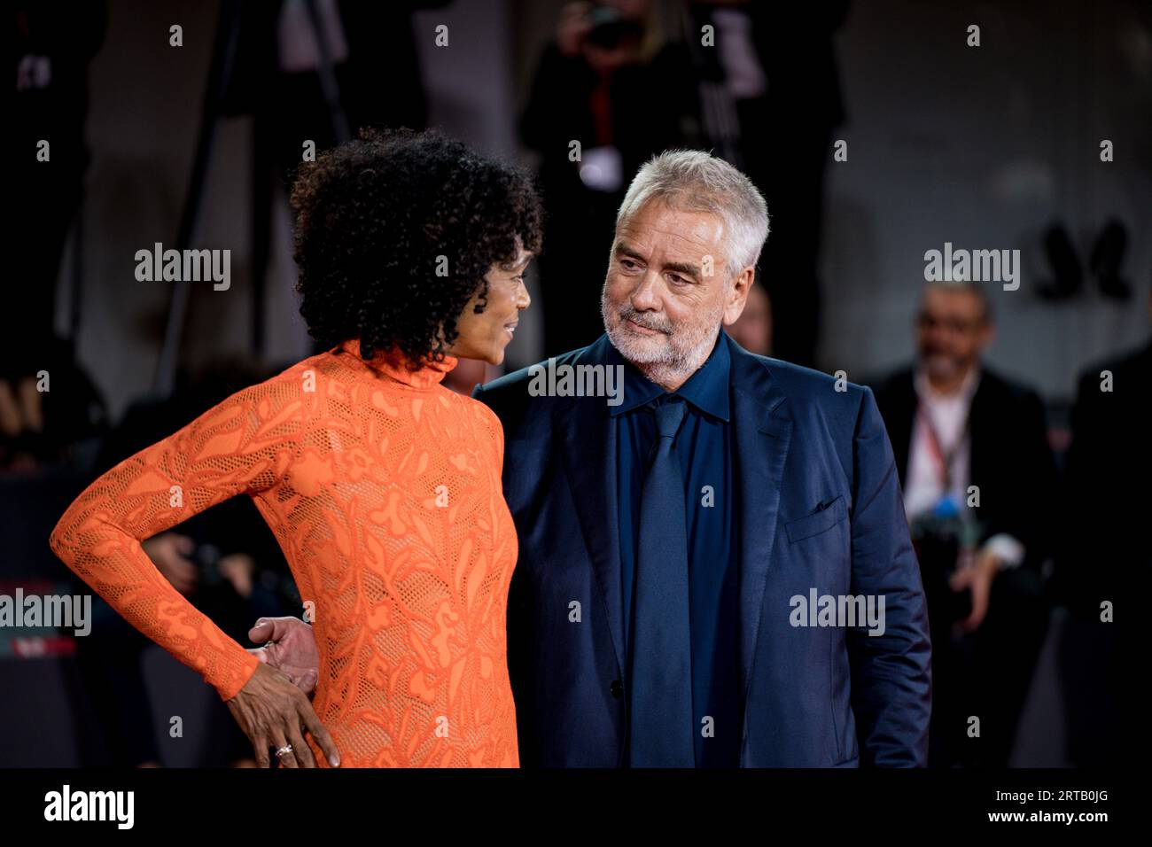 vENICE, ITALY - AUGUST 31: Luc Besson and members of cast attend a red ...
