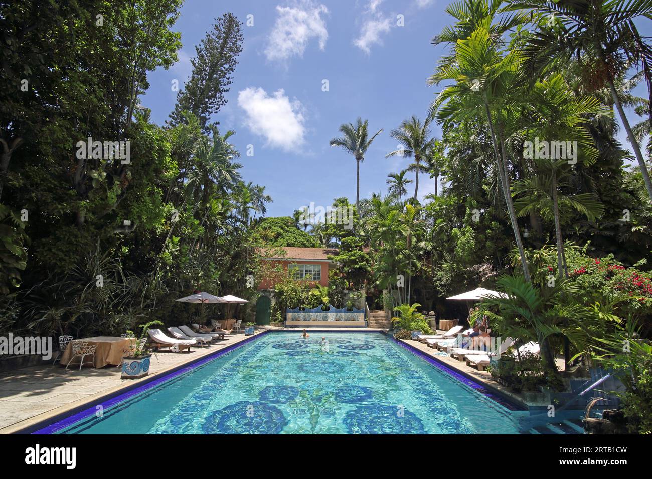 Pool of The Graycliff Hotel, Nassau, New Providence Island, The Bahamas ...
