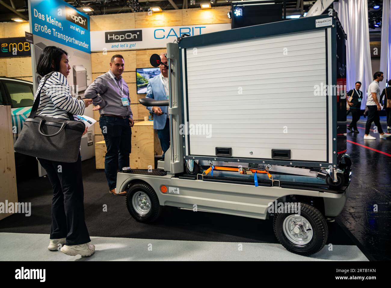 HopOn Carit electric cart delivery system at IAA Mobility 2023, Munich ...