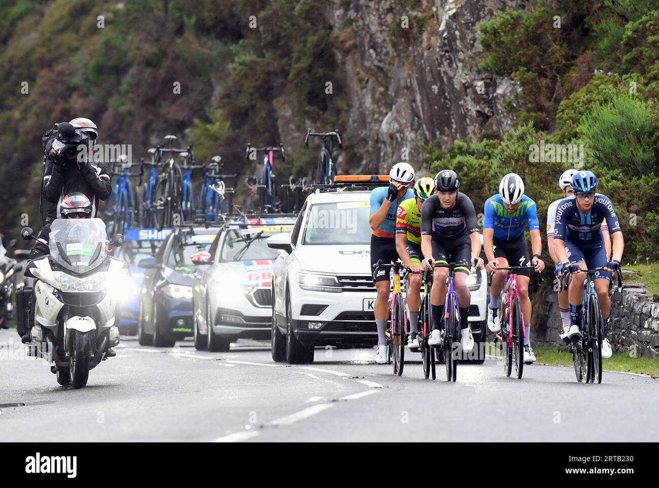 Free pictures The Tour of Britain 2023, stage 8, The race was paused ...