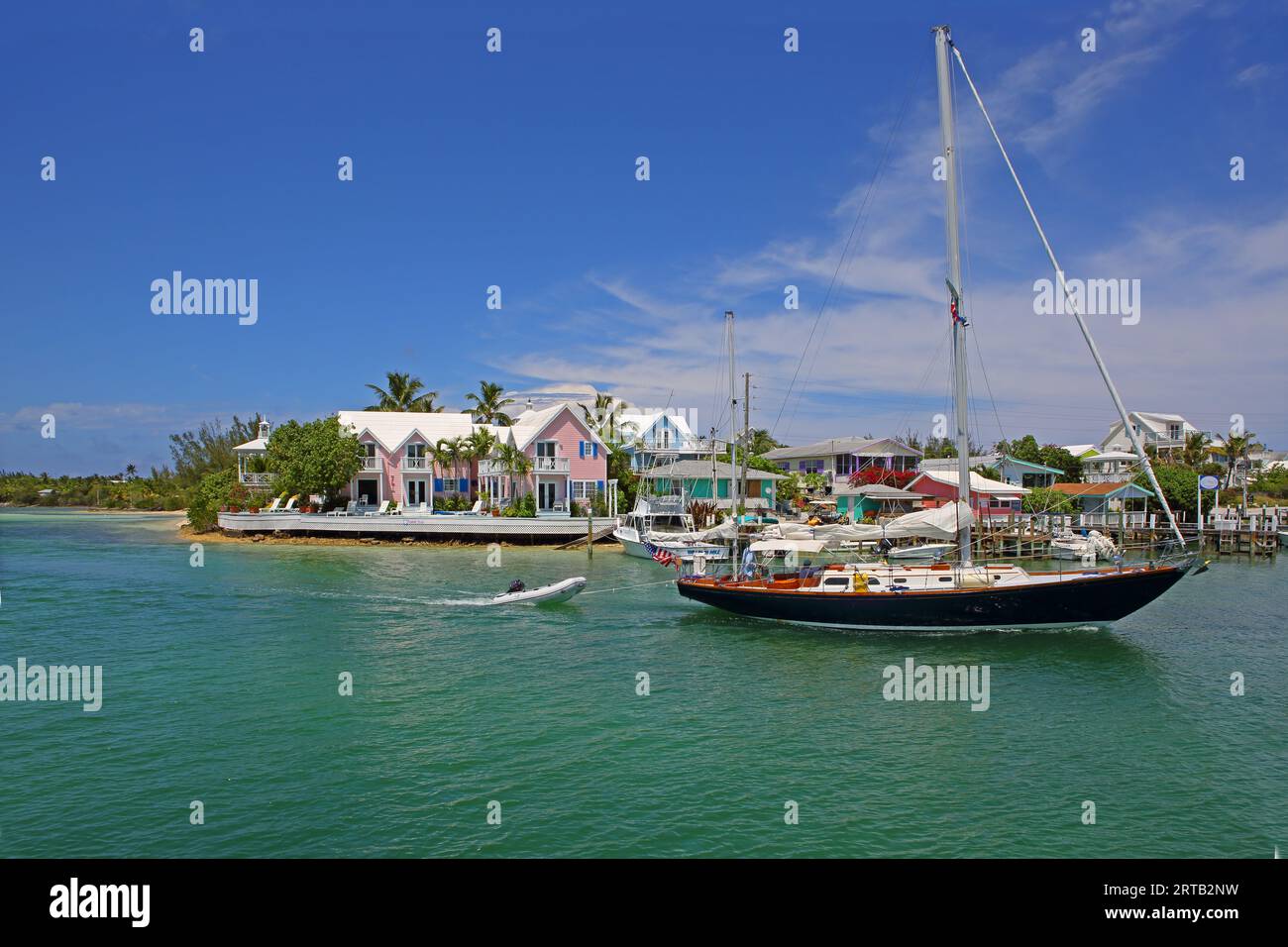 Hope Town, Elbow Cay, Abacos Islands, Bahamas Stock Photo - Alamy