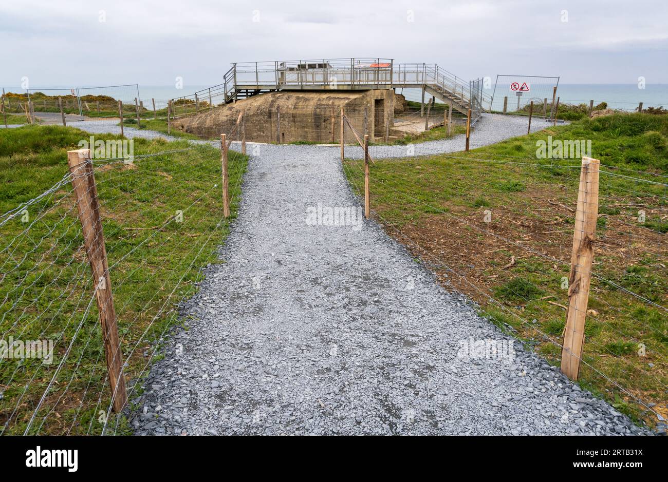 Pointe Du Hoc, World War II Site at Normandy, France Stock Photo - Alamy