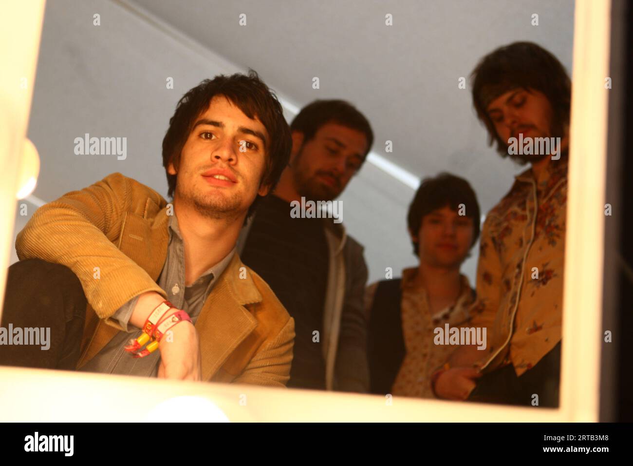 Panic At The Disco at Glastonbury Festival 2008 Stock Photo - Alamy