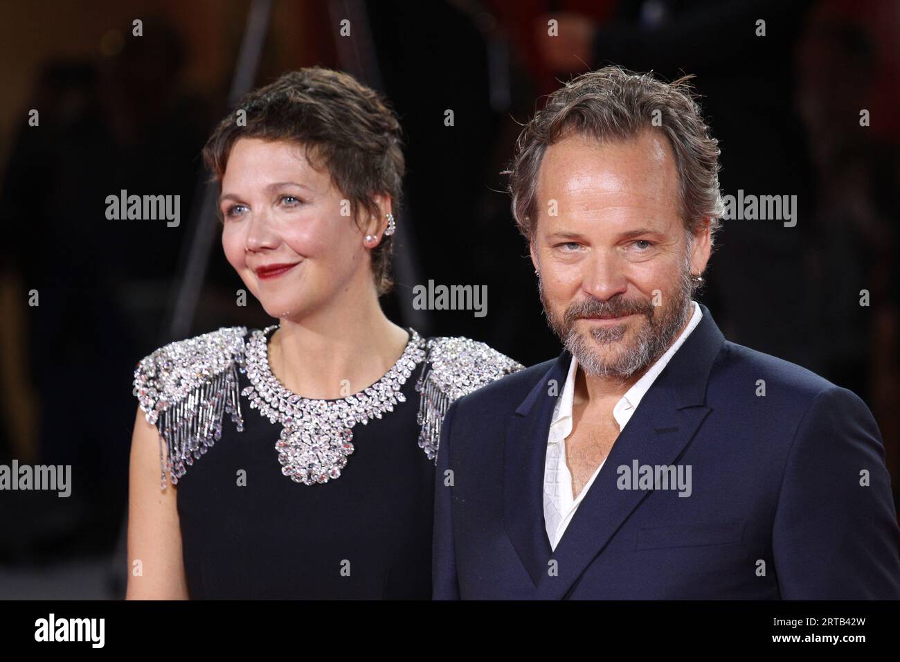Peter Sarsgaard Maggie Gyllenhaal "Memory " red carpet Venice 2023 ...