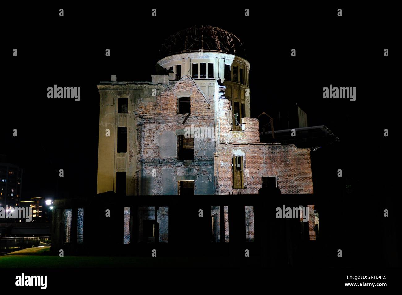 An image depicting the World Heritage-listed A-bomb Dome located within ...