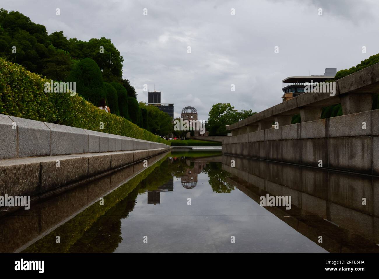 An image depicting the World Heritage-listed A-bomb Dome located within ...