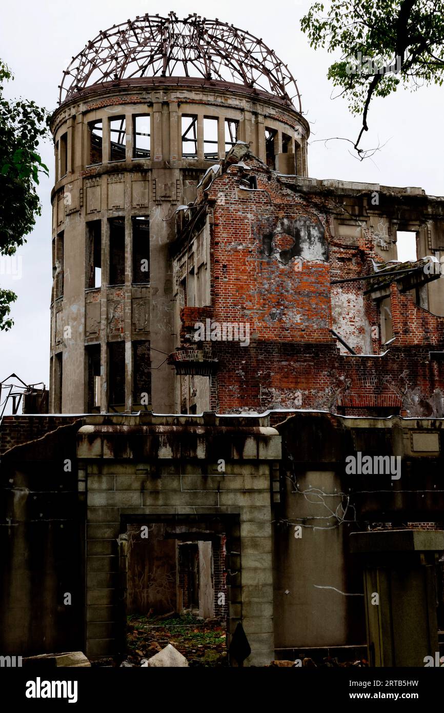 An image depicting the World Heritage-listed A-bomb Dome located within ...